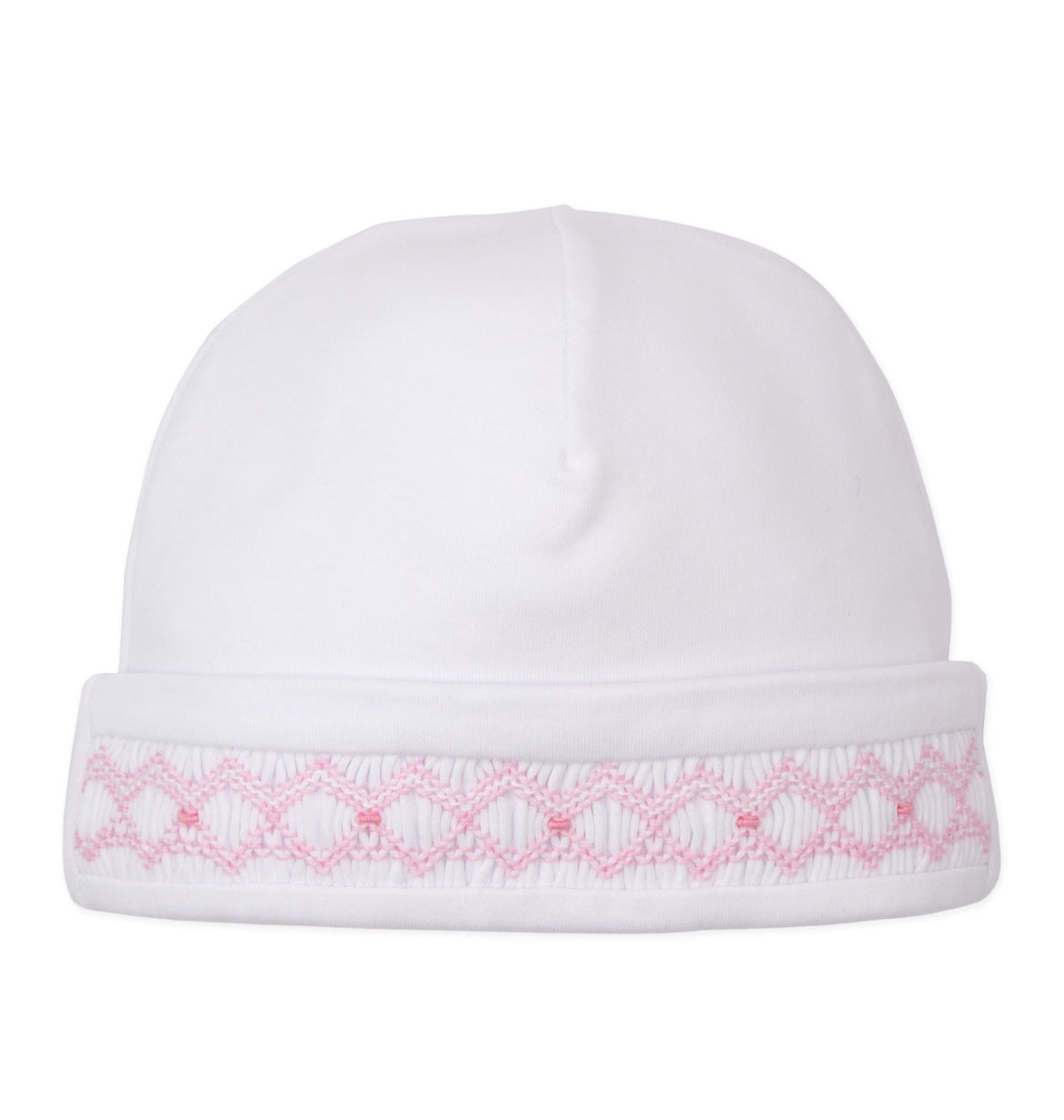 White/Pink Hand Smocked Hat – Pattywhacks Inc